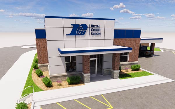 New Office Construction | Royal Credit Union