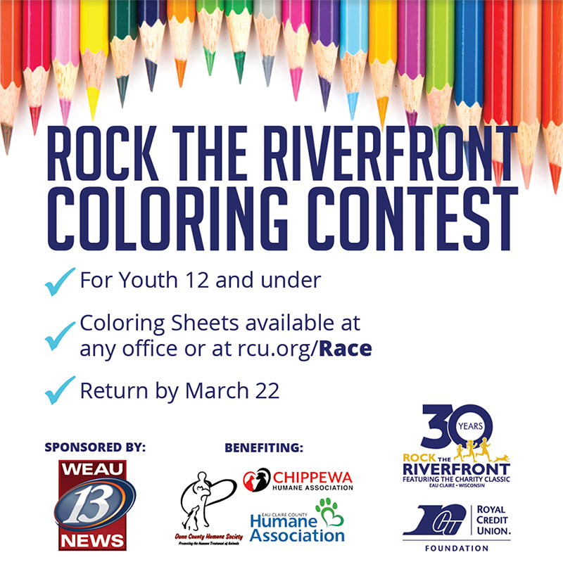 Rock the Riverfront Coloring Contest Starts March 11 | Royal Credit Union